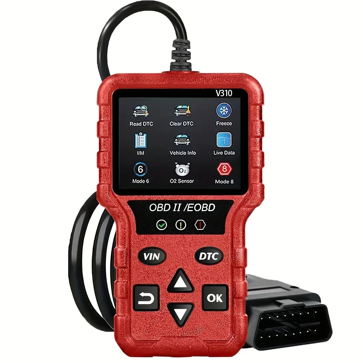 Автосканер OBD2 V310 Red для диагностики авто
