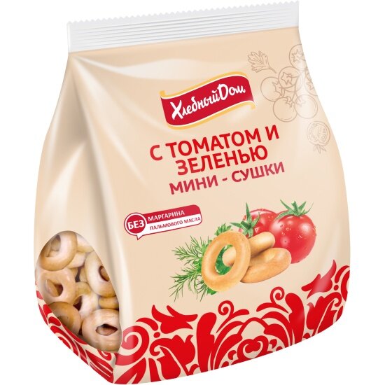 Мини сушки Хлебный Дом томатные 180 г