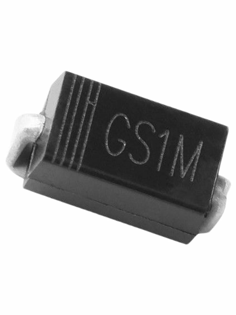 100шт диод GS1M ( SMA4007, M7, S1M ), do-214ac ( SMA ), 1А 1000в