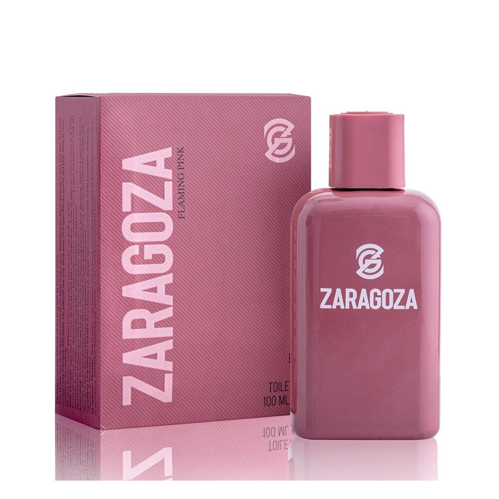 Парфюмерная вода для женщин Zaragoza Flaming Pink 100 мл / Духи Зарагоза Флэйминг Пинк / Пылающий розовый