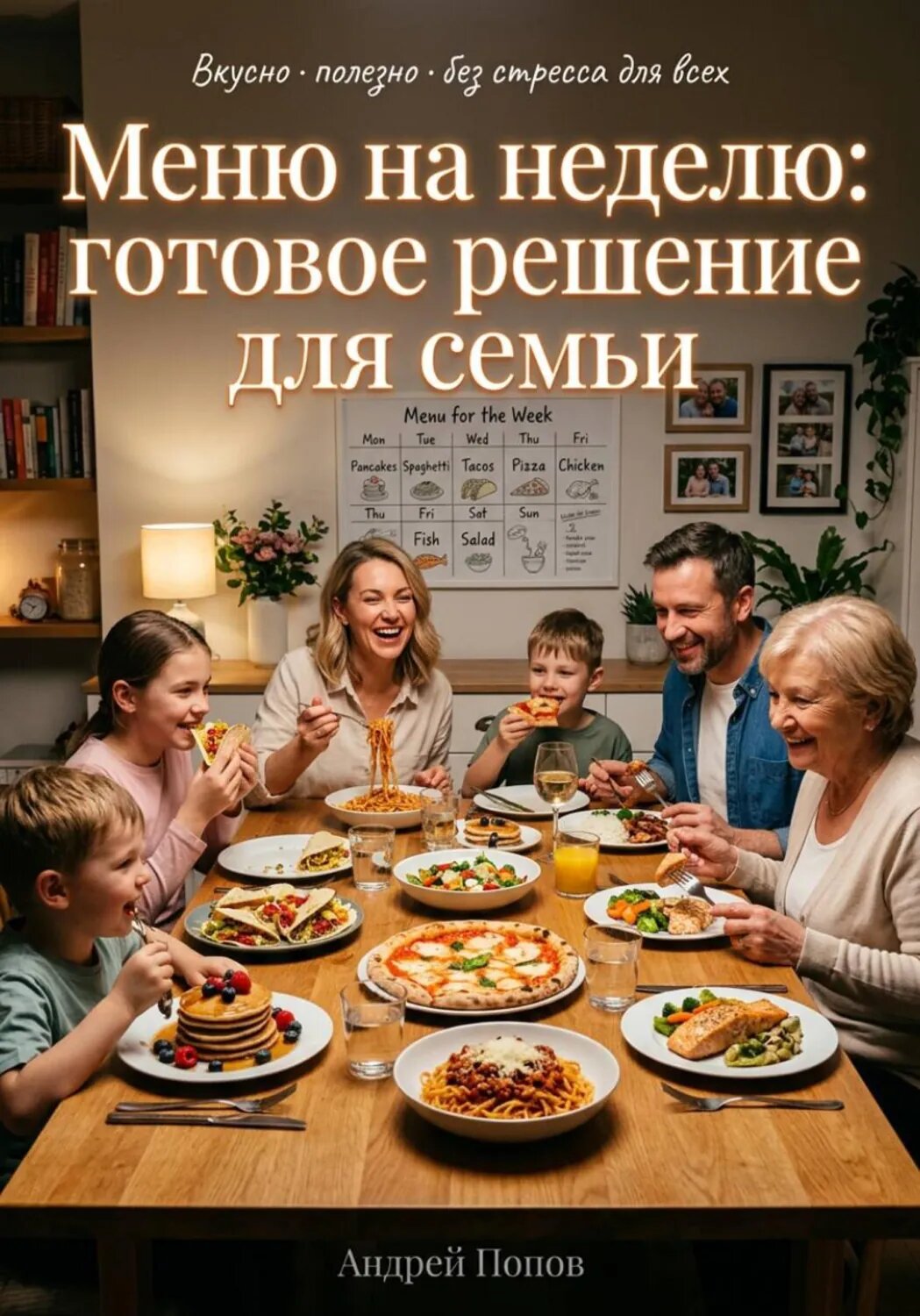 Меню на неделю: готовое решение для семьи [Цифровая книга]