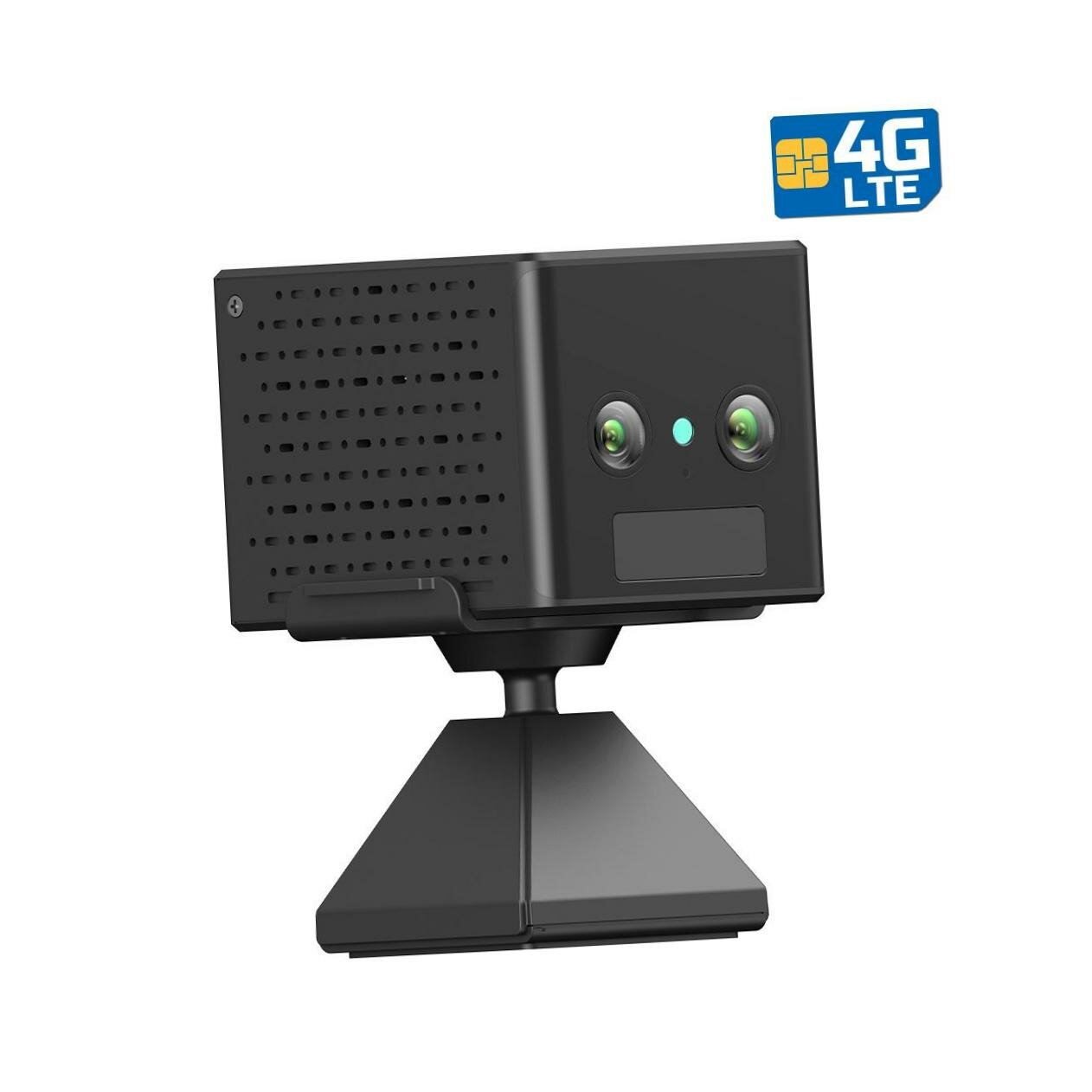 Миниатюрная автономная 4G камера JMC-AC60-4G-Dual (1920x1080) (N55599BE) с двойным объективом 2mp (FullHD) с SIM картой - невидимая ИК подсветка, 10