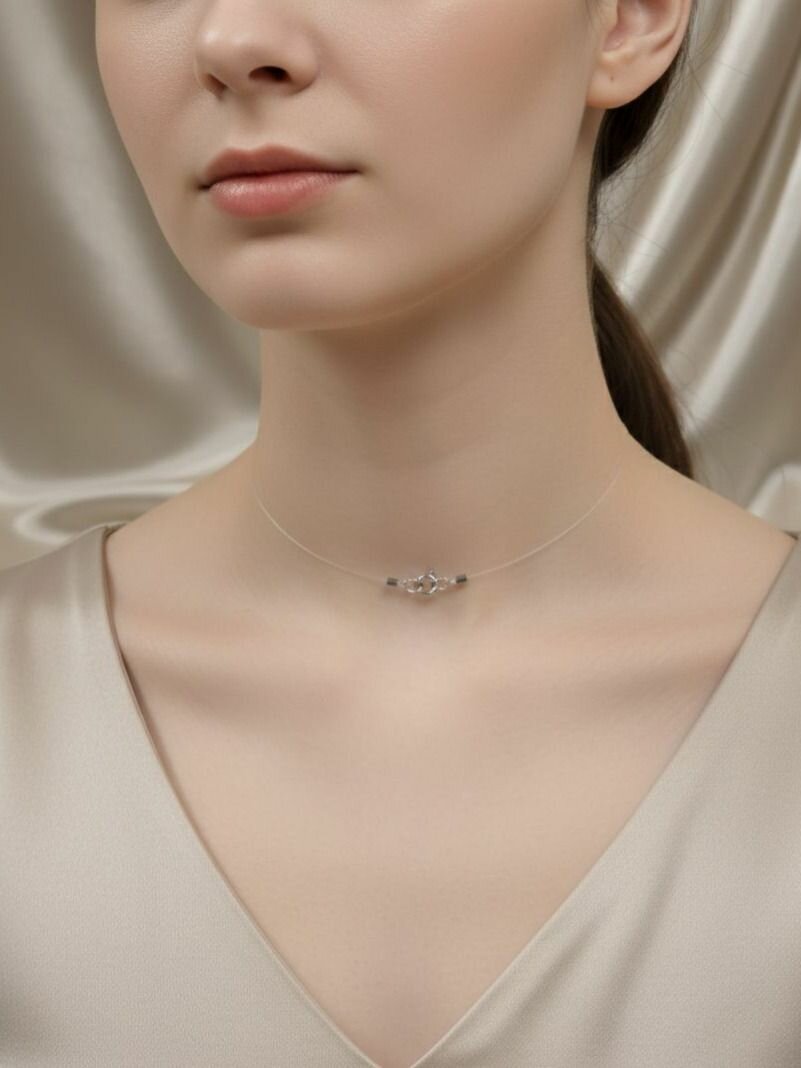 Колье, 925 проба, родирование