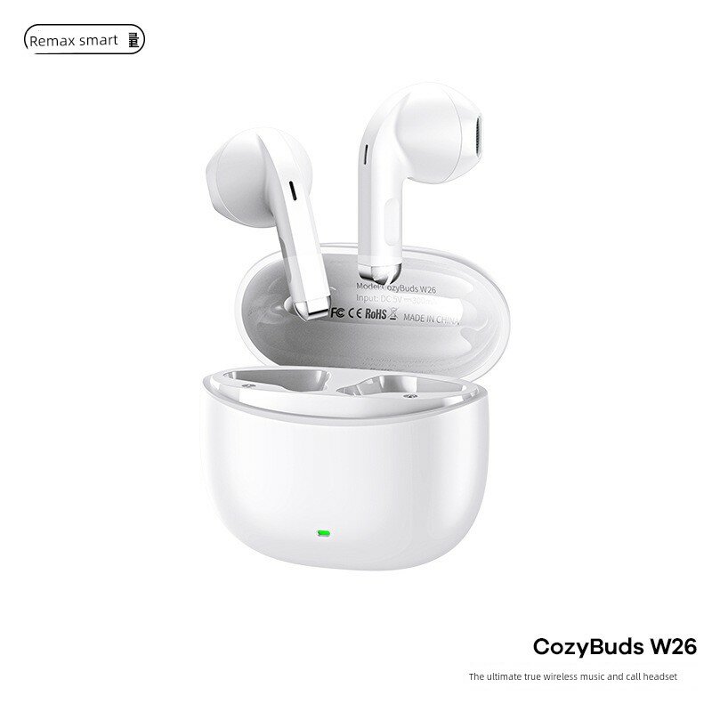 REMAX беспроводные наушники True Wireless Bluetooth вкладыш для музыки и звонков TWS спортивные наушники белые