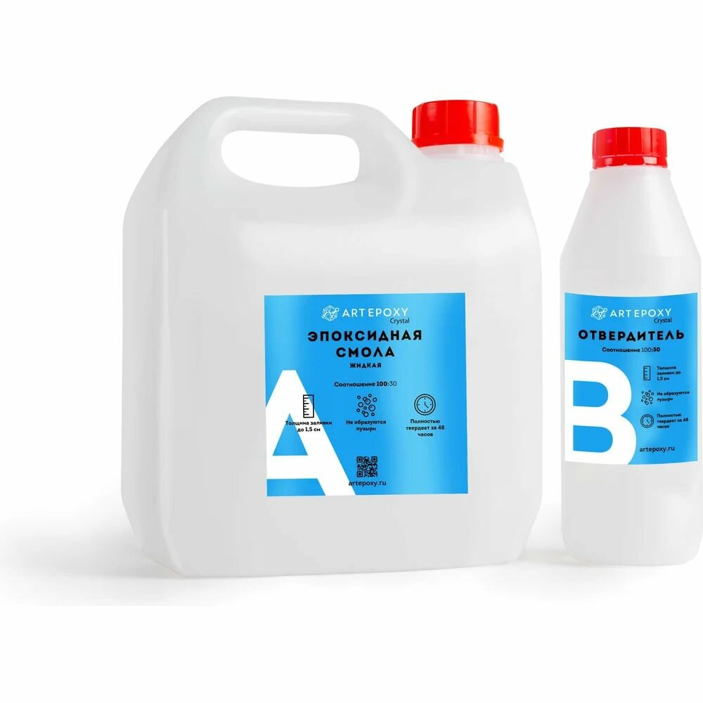 Жидкая эпоксидная смола ArtEpoxy 3 кг ВИ-21593