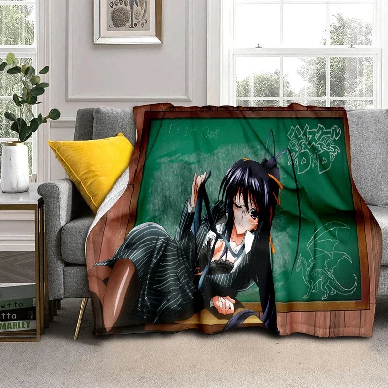 3D-плед с изображением сексуальных аниме-девушек из аниме «High School DxD», мягкий плед для дома, спальни, кровати, дивана, пикника, путешествий, детский плед.