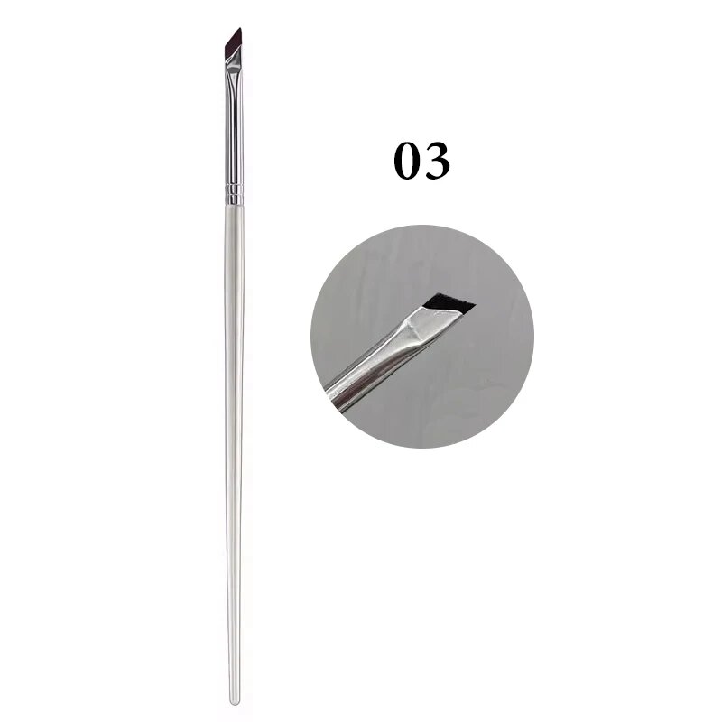 Кисть для макияжа глаз и бровей, Handle Color: 03
