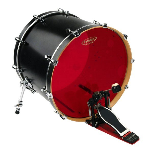Evans BD22HR Hydraulic Red Пластик для бас-барабана 22"