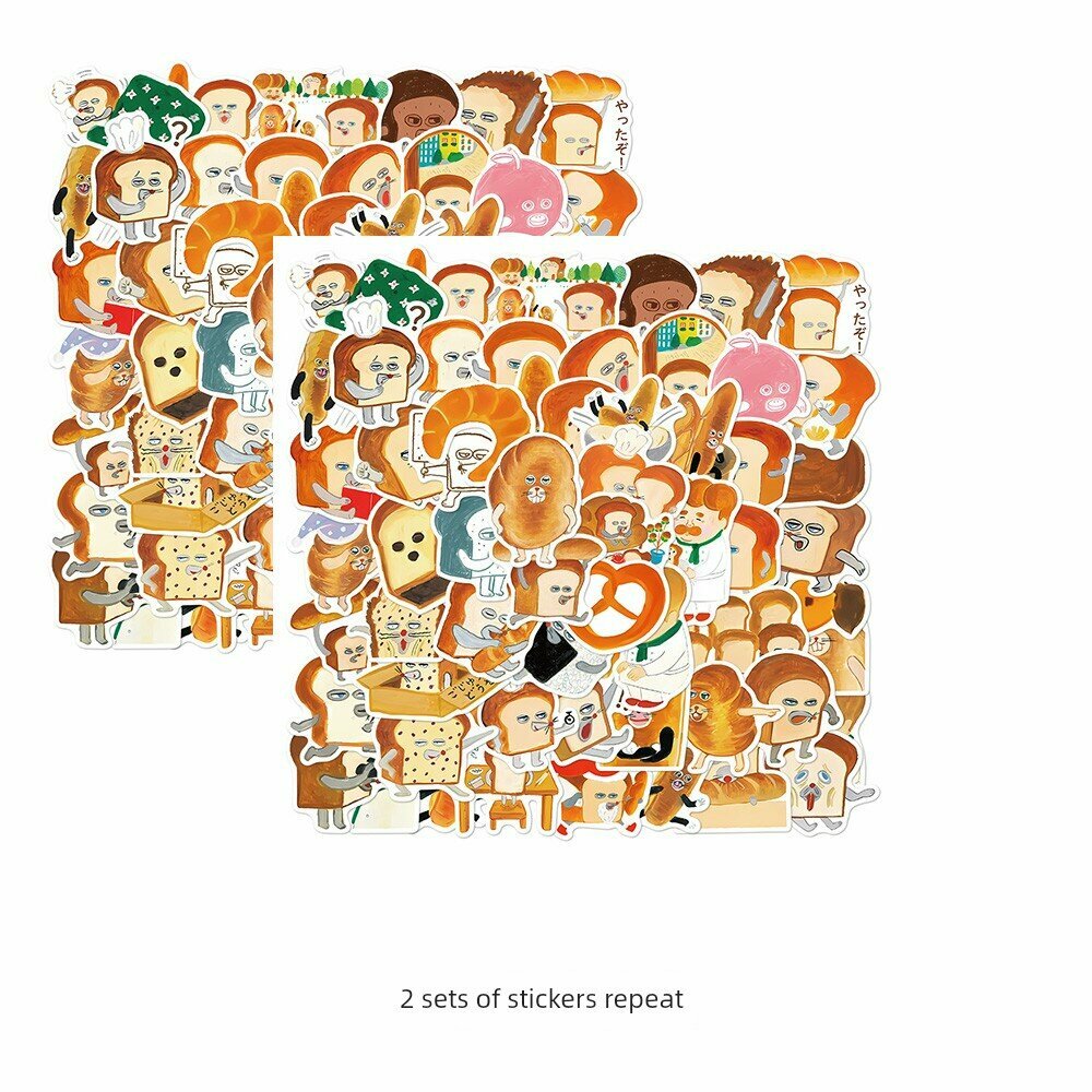 Bread Thief Stickers 120 шт. Водонепроницаемая наклейка для телефона, чашки, дневника и скейтборда