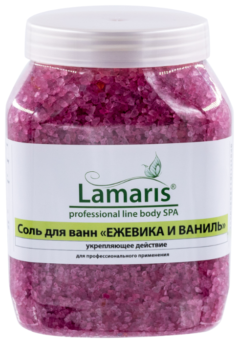 Соль для ванн "ежевика И ваниль"