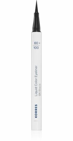 Подводка для глаз Korres Liquid Color Eyeliner, черный, 1 мл
