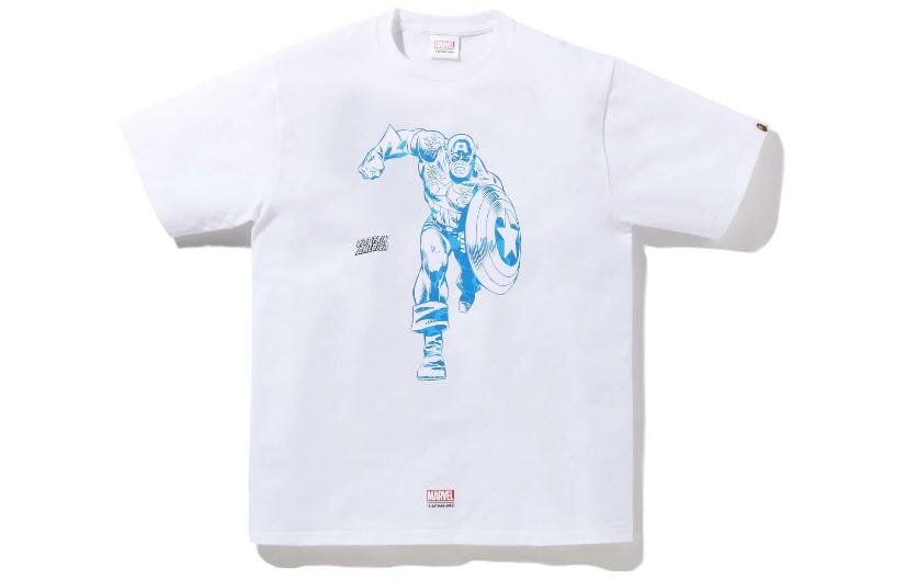 Футболка A BATHING APE x Marvel Comics