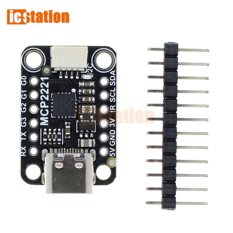 MCP2221A USB-GPIO Адаптер для Stemma QT/Qwiic