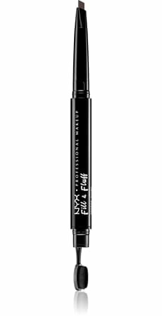 Карандаш для бровей NYX Professional Makeup Fill & Fluff, оттенок 06 brunette, 0,2 г