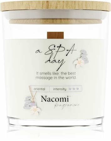 Свеча Nacomi Soy Candle Home Fragrances, с деревянным фитилем, 140 г