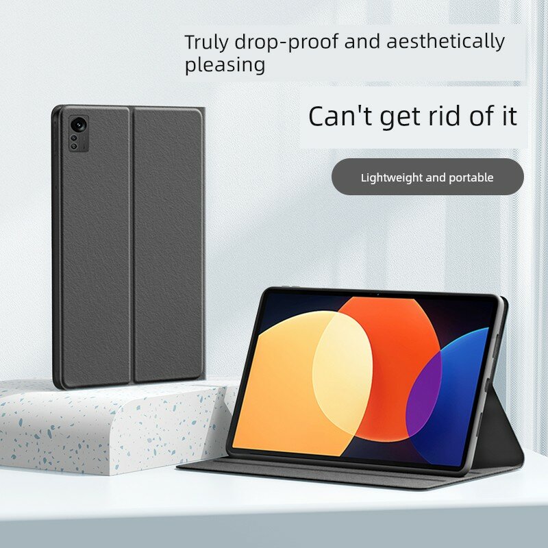 Полный защитный книжный чехол для планшета Mi Pad 7S Pro 12.5 дюймов - Элегантный черный