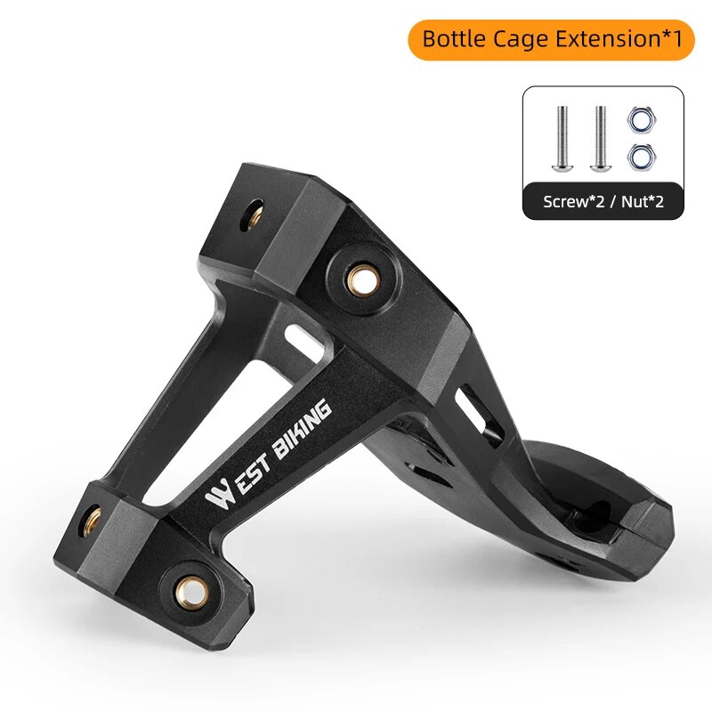 West Biking удлинитель для бутылочной клетки, Black