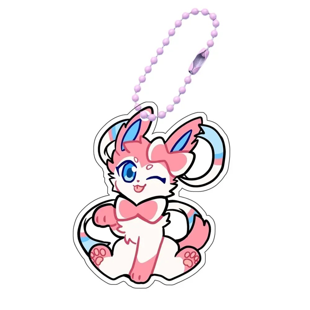 Акриловый брелок Pokemon Eeveelution, Цвет: 8
