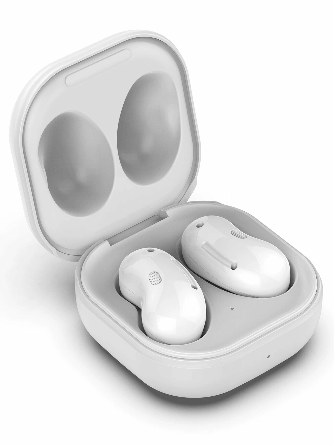 Оригинальный зарядный кейс для Samsung Galaxy Buds Live в белом цвете, замена для одного наушника, совместимость с