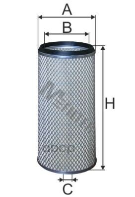 Фильтр воздушный (патрон) Ø140х522, (внутр.) ABG, Claas, Denag, Grove, Massey, S M-Filter арт. A80731