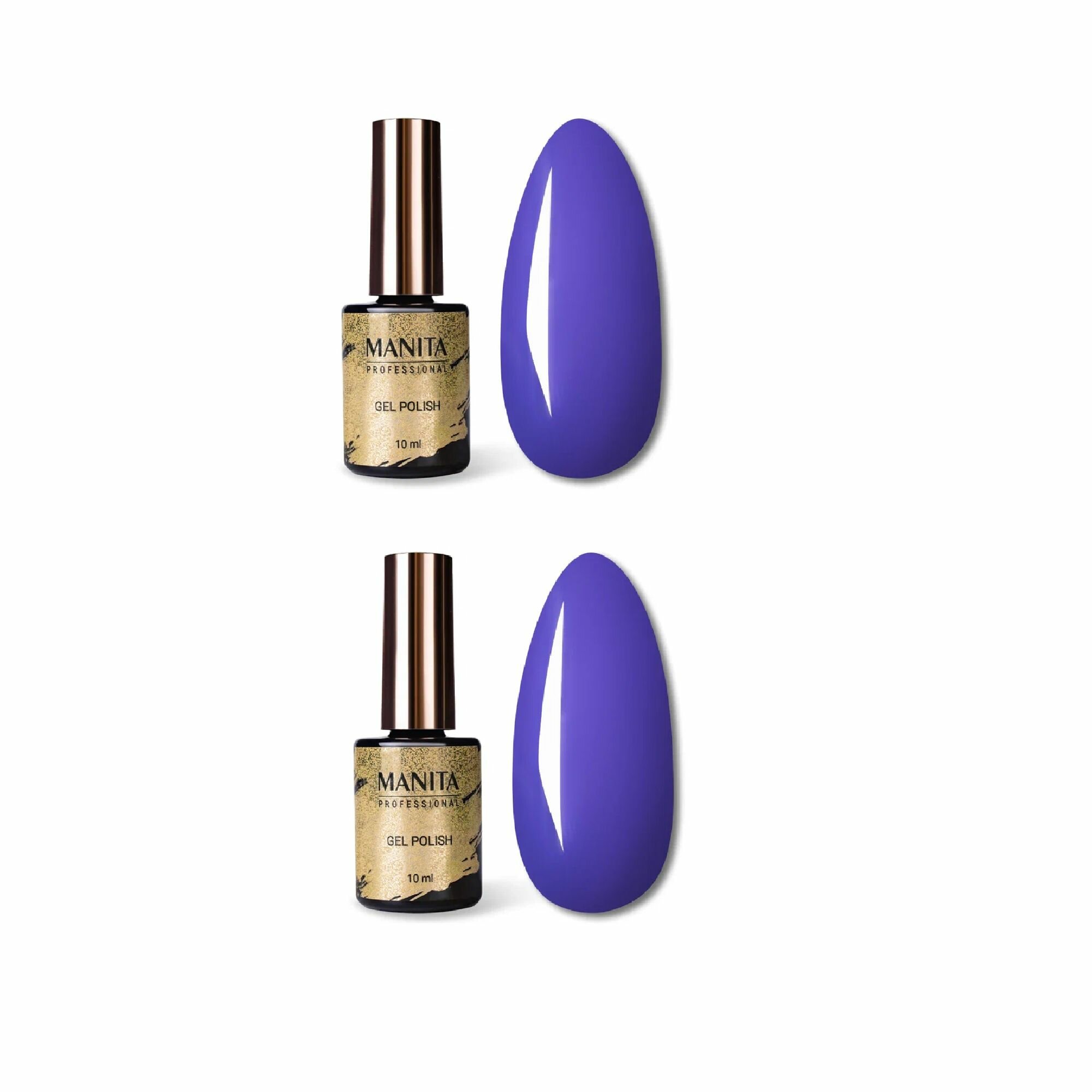 MANITA PROFESSIONAL Гель-лак для ногтей, Classic №059, Poseidon, 10 мл, 2 уп
