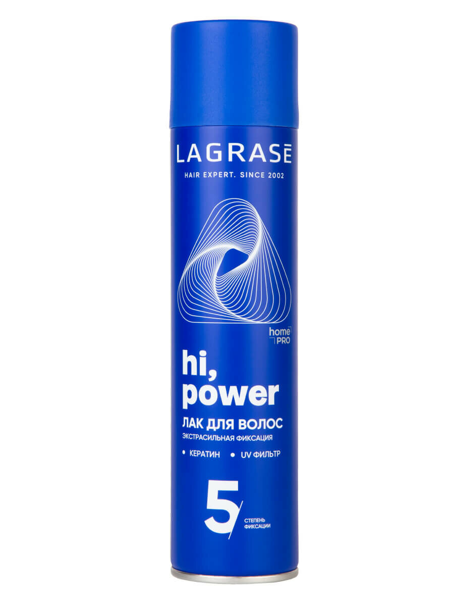 Лак для волос HI, POWER, 225 мл, LA GRASE