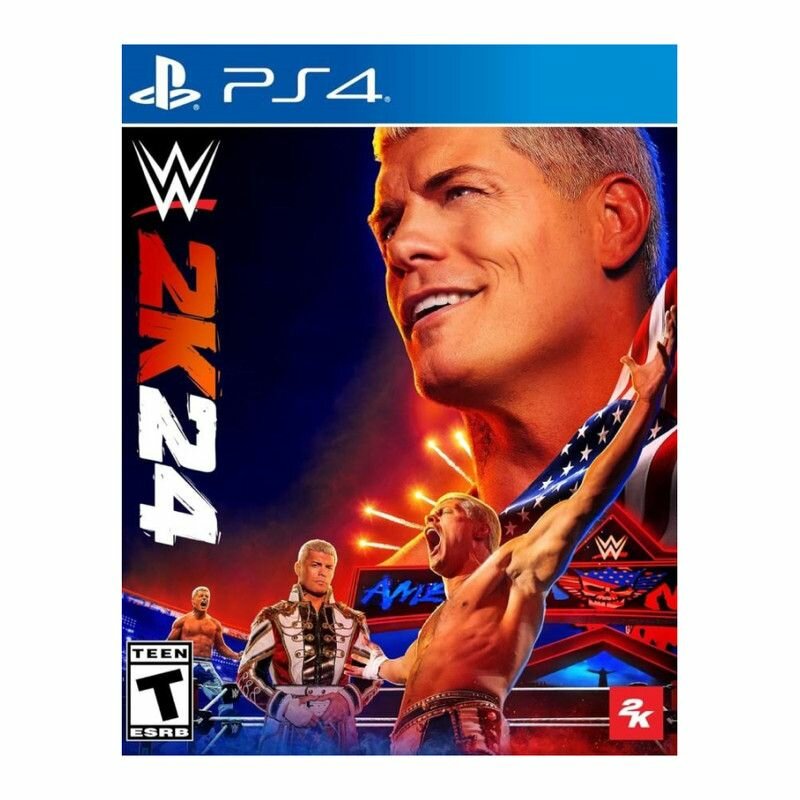 Игра WWE 2K24 (PS4) Visual Concepts Blu-ray диск 18+ для Playstation 4 — фото 1