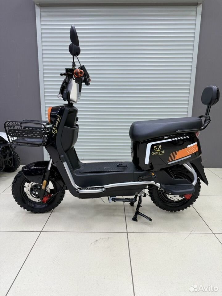 Электровелосипед Gepard TANK 16 радиус колес на моторе (240w) синий