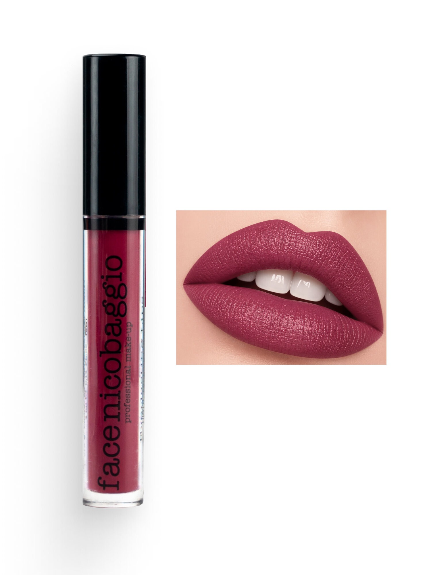 Помада жидкая стойкая FACE nicobaggio professional make-up EVERLASTING