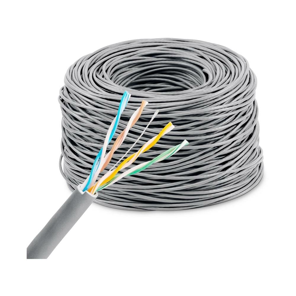 Кабель сетевой Buro BU-COP-055-FTP FTP 4 пары cat.6 solid 0.55мм Cu 305м серый