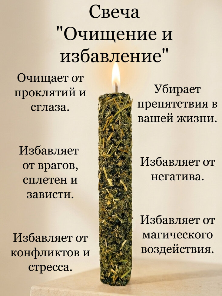 Магическая свеча на Очищение. Магические свечи. Магическая свеча