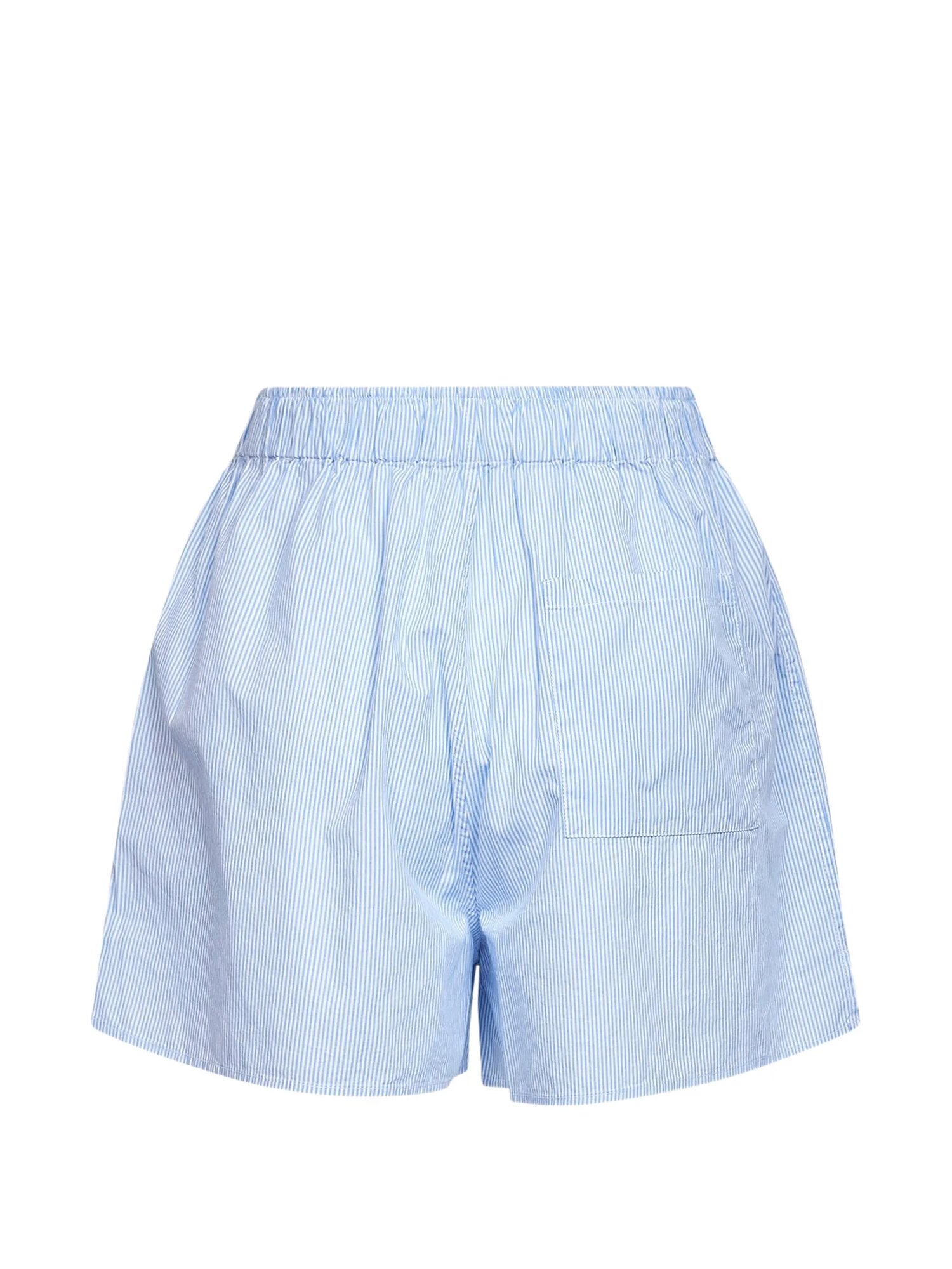 Шорты MC2 Saint Barth Striped-pattern shorts, размер 42, синий — фото 1