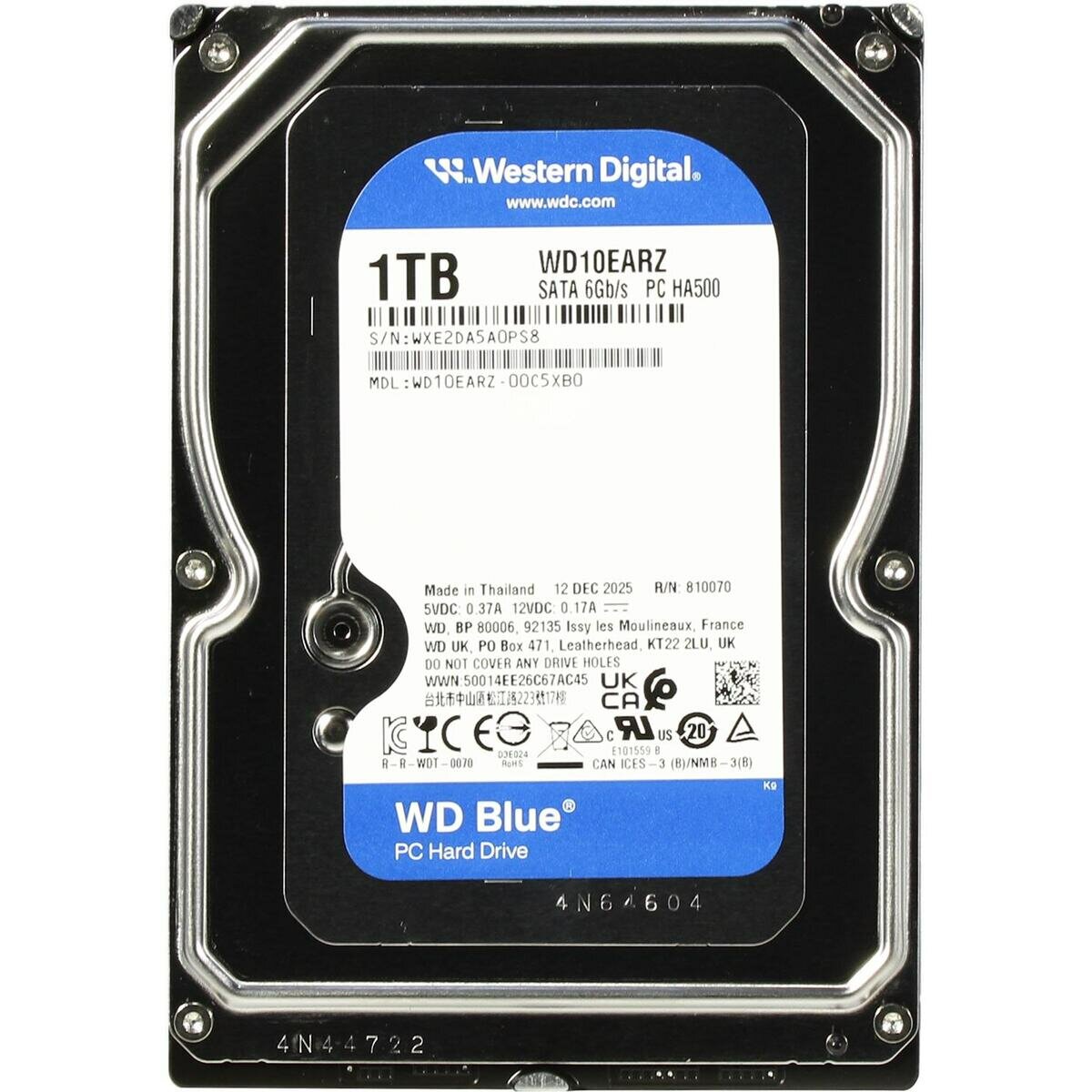 HDD 1 Tb SATA 6Gb/s Western Digital Blue 3.5"