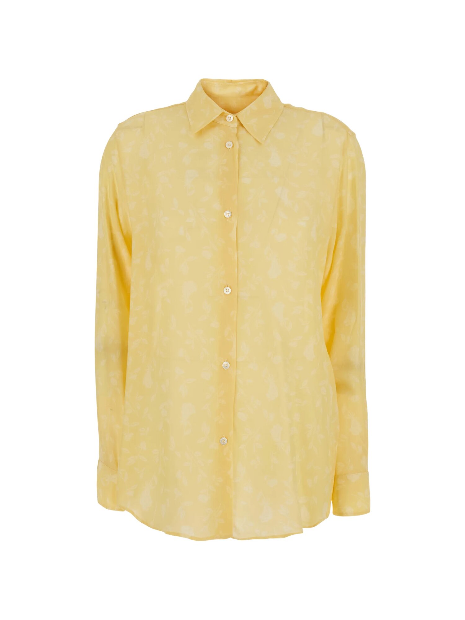 Рубашка Mauro Grifoni Floral-print long-sleeve shirt