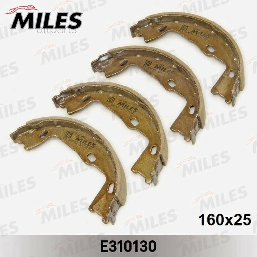 MILES E310130 Колодки стояночного тормоза OPEL ASTRA/CALIBRA/KADETT/OMEGA/VECTRA/SAAB 900/9-3/9-5 84- ( 160x25 мм