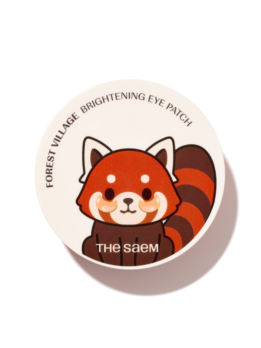 Патчи для глаз The Saem Forest Village Brightening Eye Patch Red Panda Edition, 96 г