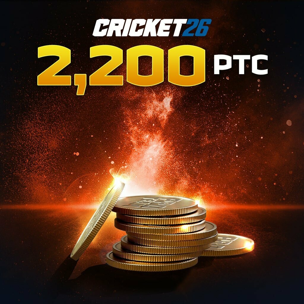 Дополнение Cricket 26 - 2200 Pro Team Credits, цифровое издание PlayStation 5, регион Индия / код пополнения баланса
