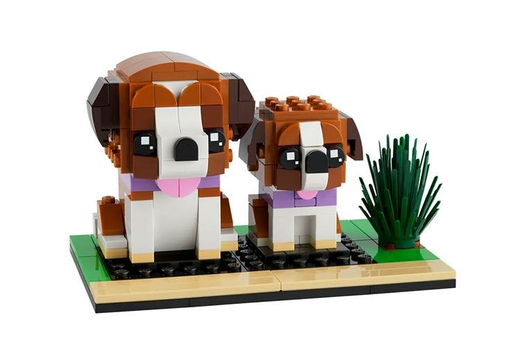 Конструктор LEGO Brickheadz Saint Bernard 40543, 300 деталей