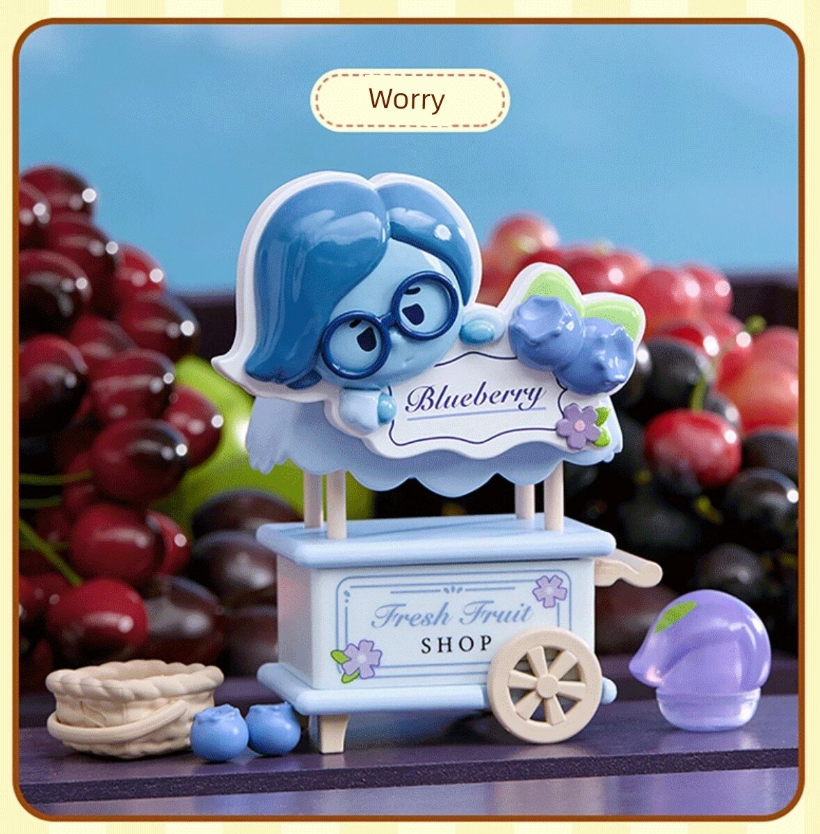 Магнит на холодильник MINISO Disney Pixar Fruit Market, игрушка-сюрприз в закрытой упаковке, Toy Story Фруктовая стойка