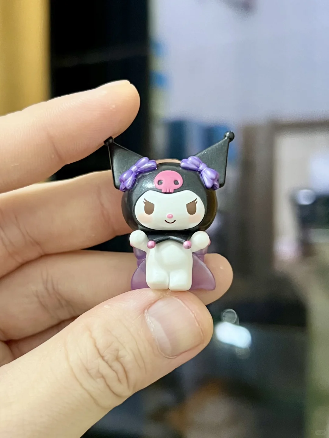 Оригинальная миниатюрная фигурка Hello Kitty из серии Sanrio Love Bow в подарочной коробке, украшение для рабочего