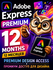Adobe Express Premium - 12 месяцев / Генерация и редактирование фотографий и вид...