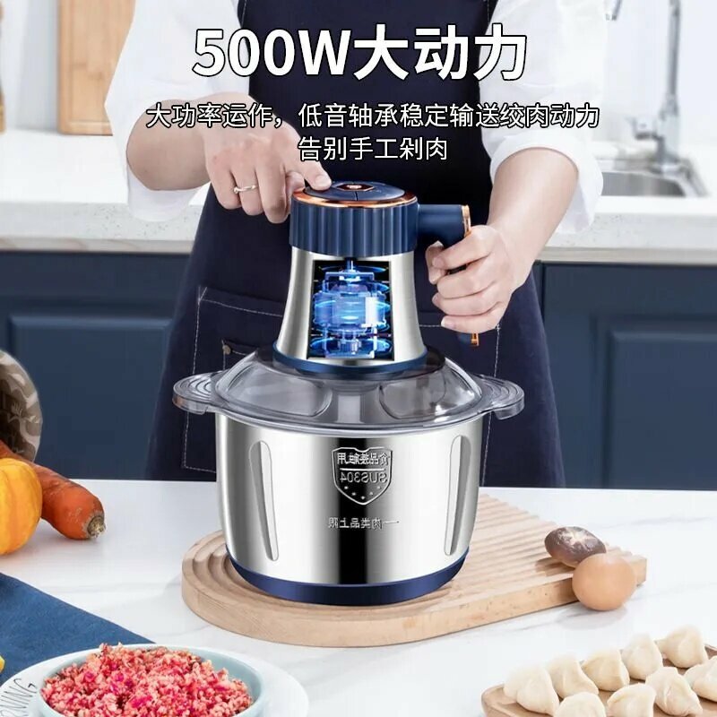 Мясорубка синий медь хаки
