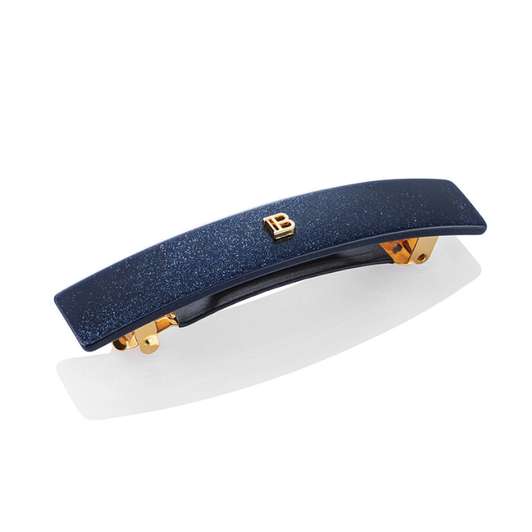 BALMAIN Limited Edition Acetate Barrette Pour Cheveux Medium Cosmic Sapphi Заколка Франция 1 шт