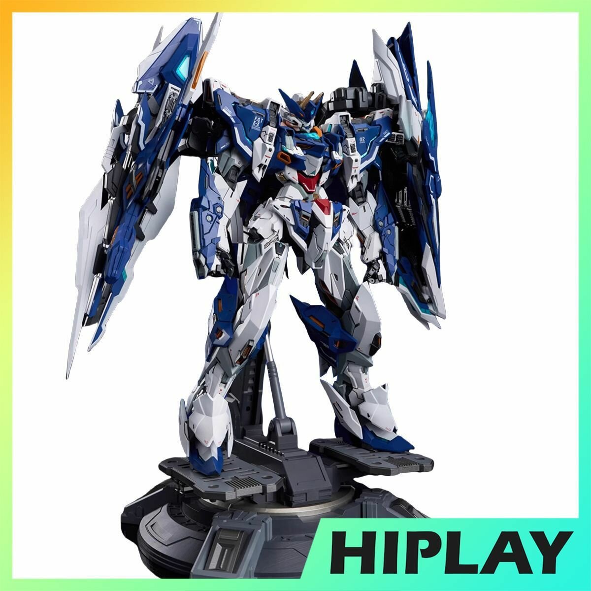 HIPLAY Nuclear Gold Reconstruction & Animester Crystal Envoy Unit 02 Wolf Warrior Mega Mode 1/72 Фигурка