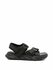 Босоножки SERGIO MORETTI Touch-strap chunky-sole sandals, размер 44, black/black
