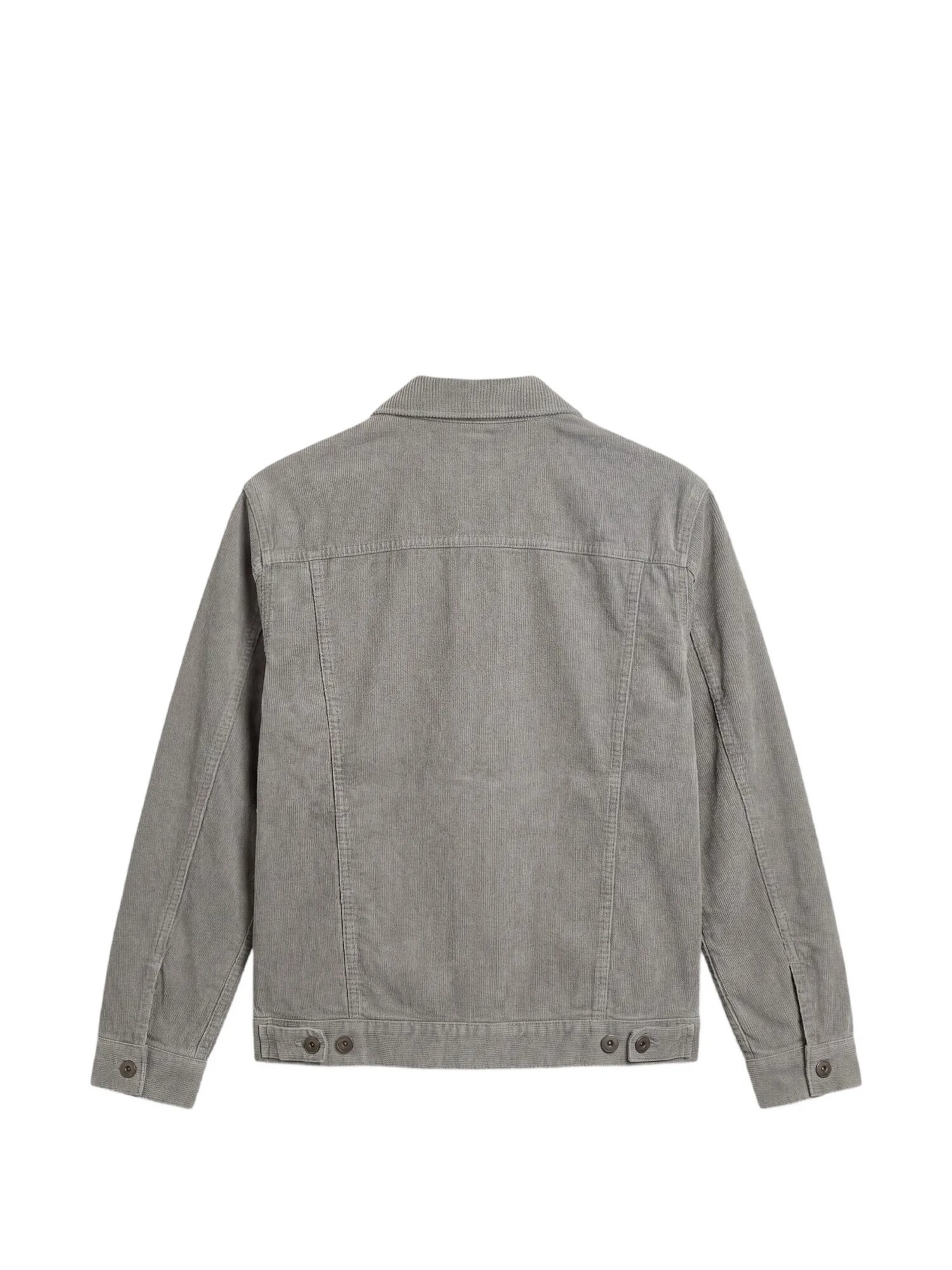 Куртка Hartford Corduroy-collar zip-up jacket, размер 46, grey — фото 1