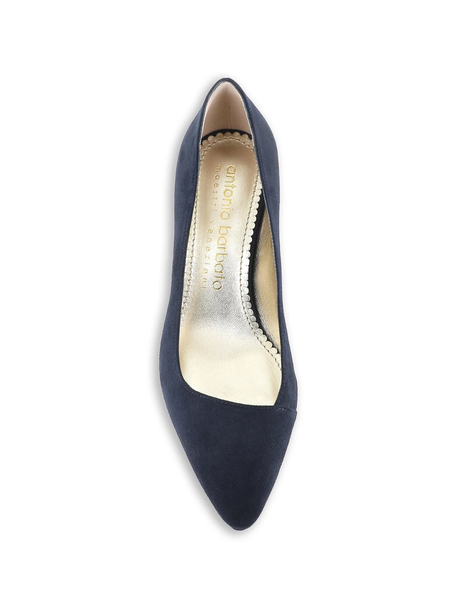 Туфли antonio barbato maestri veneziani Suede pumps, размер 37,5, blue — фото 1