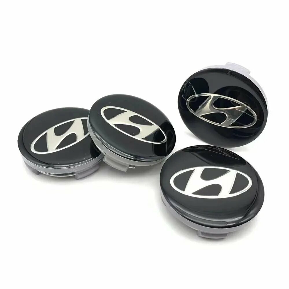 Колпачки заглушки на литые диски Hyundai Pilot IX35 60/56/11 мм 4 штуки.