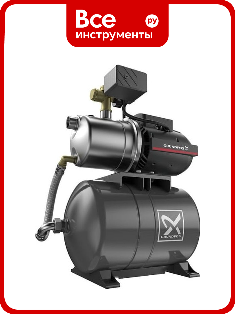 Насосная станция Grundfos JP 5-48 PT-H, из качественных, дачных участках