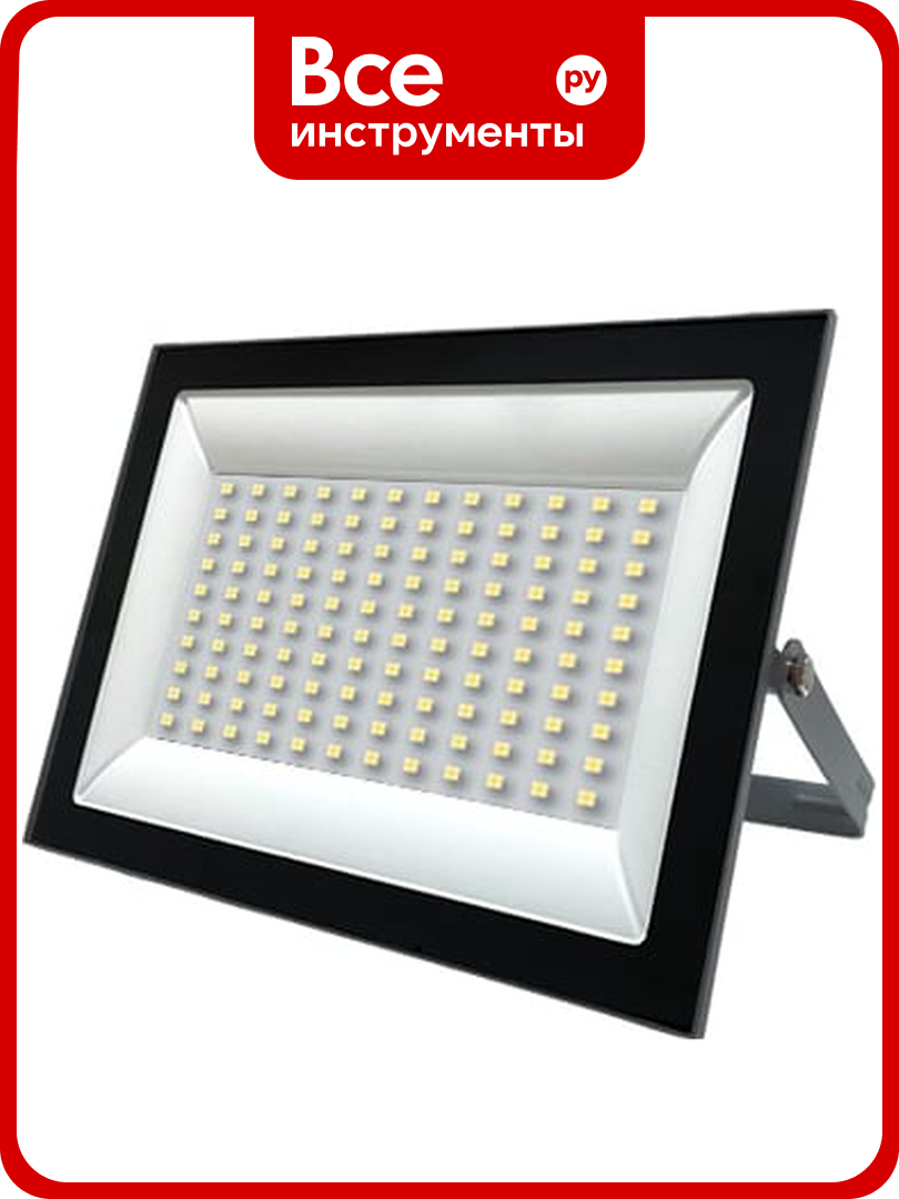 Прожектор FLLED LightPAD Black, металлический корпус, прямоугольный дизайн, высокая цветопередача, защита от влаги